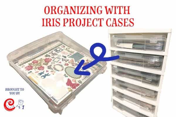 Organizing with Iris Project Cases | Craft Room Time