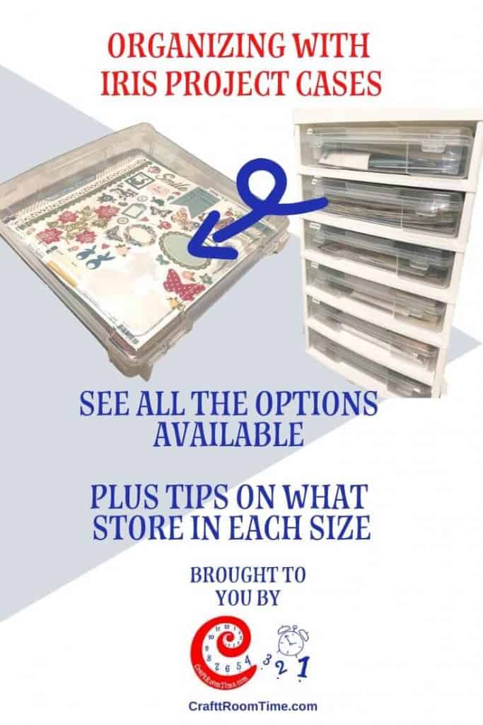 Organizing with Iris Project Cases | Craft Room Time
