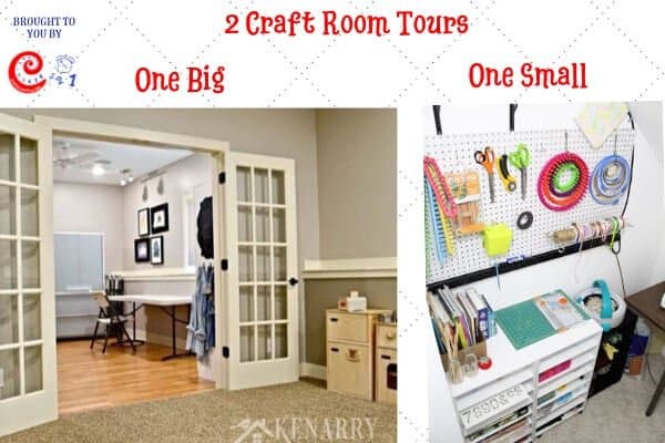 2 Craft Room Tours Big and Small | Craft Room Time