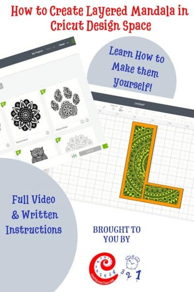 How to Create Layered Mandala in Cricut Design Space