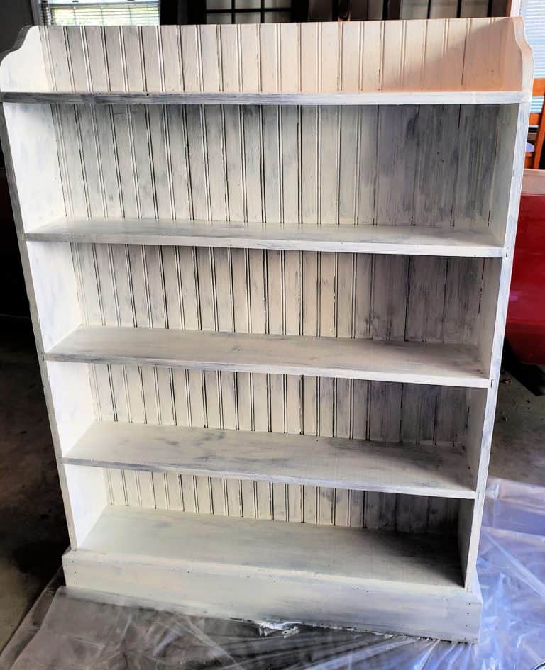 DIY Antique Shelf Makeover