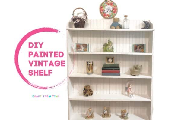 DIY Antique Shelf Makeover