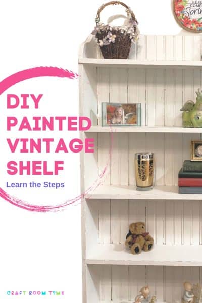 DIY Antique Shelf Makeover