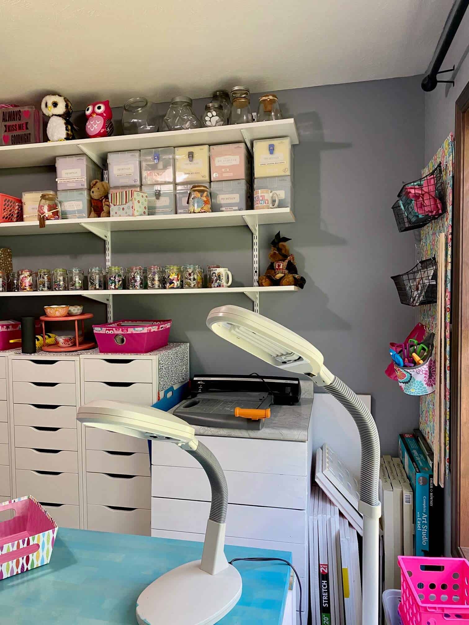 Small Space Craft Room Makeover | Craft Room Time