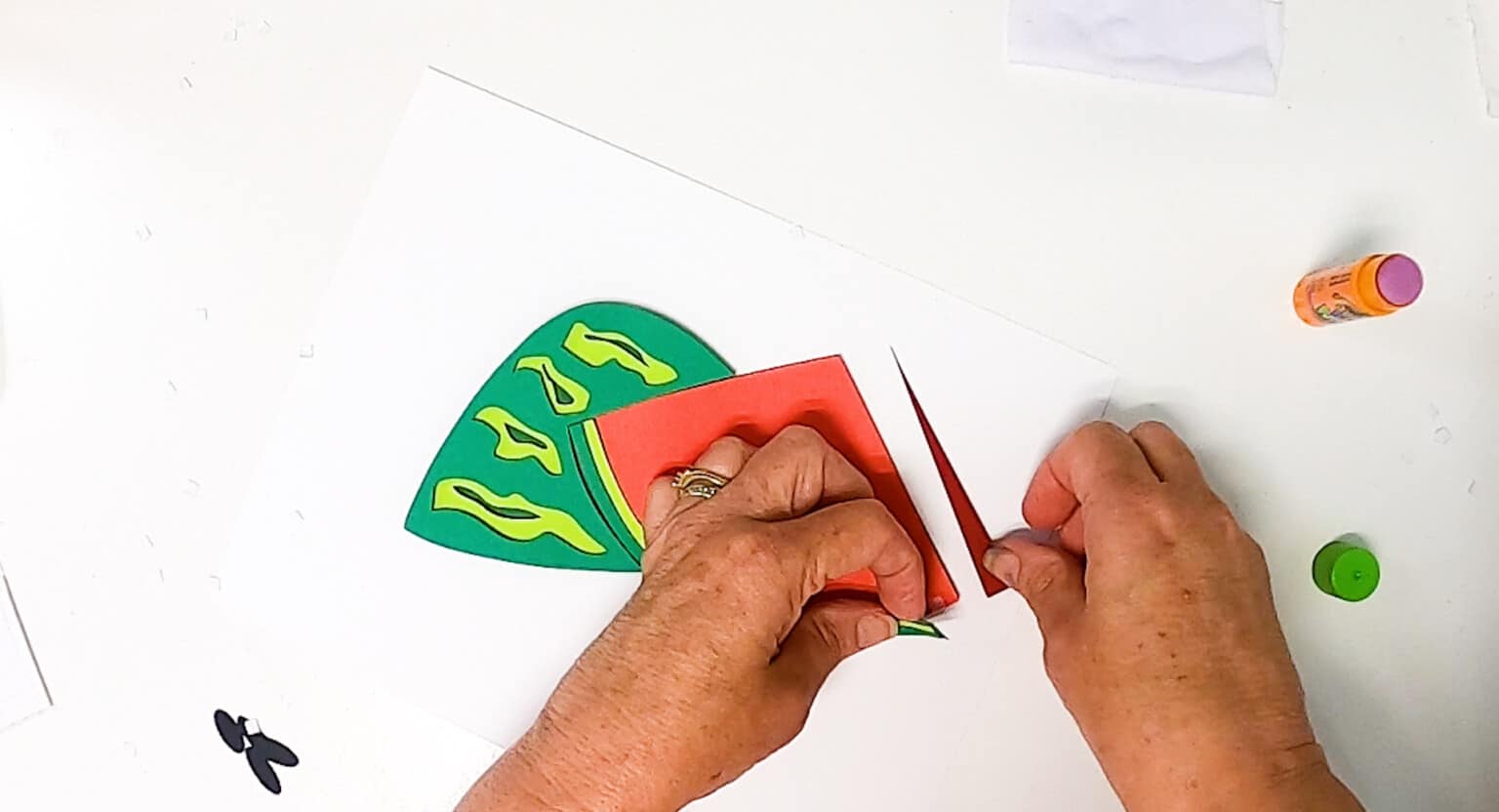 3D Watermelon Free SVG | Craft Room Time