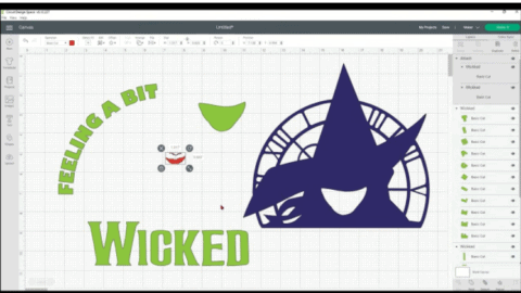 Wicked T-Shirt using HTV and Free SVG | Craft Room Time