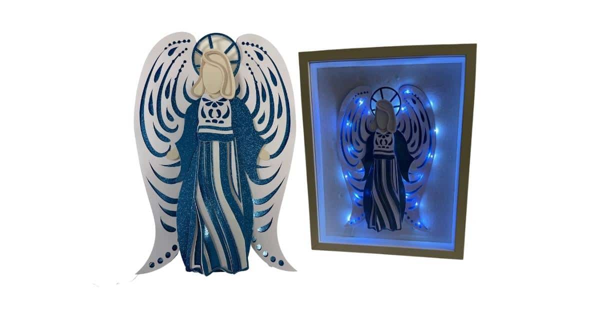 3D Light Up Angel | Craft Room Time