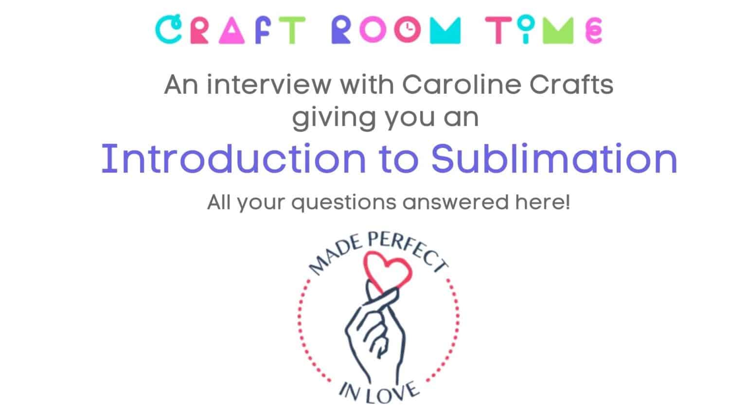 An Introduction to Sublimation | Craft Room Time