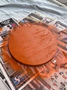 Happy Halloween Round Wood Sign | Craft Room Time