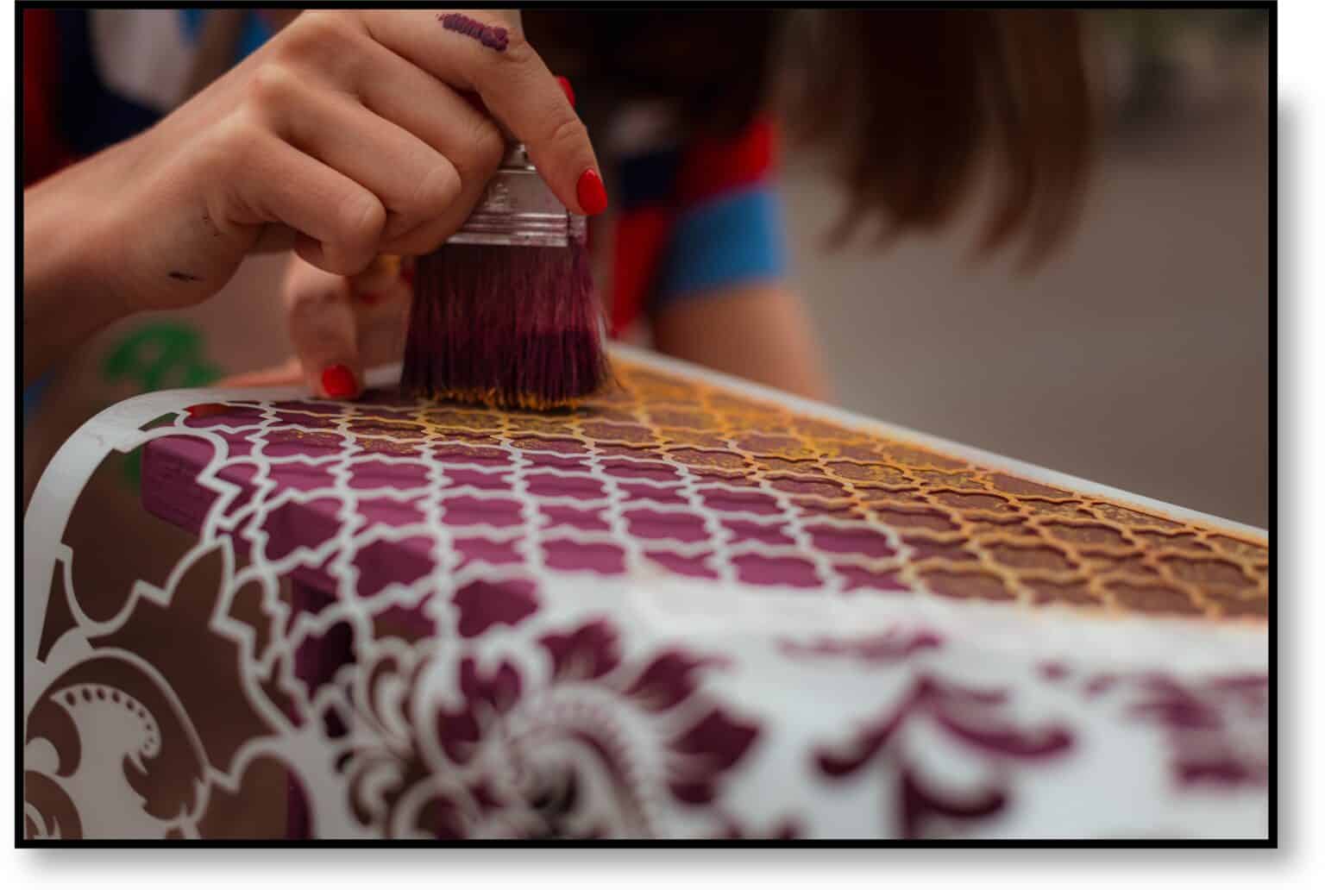 Stencil Sorcery: Unleash Your Creativity with a Multi-Layered Stenciled ...