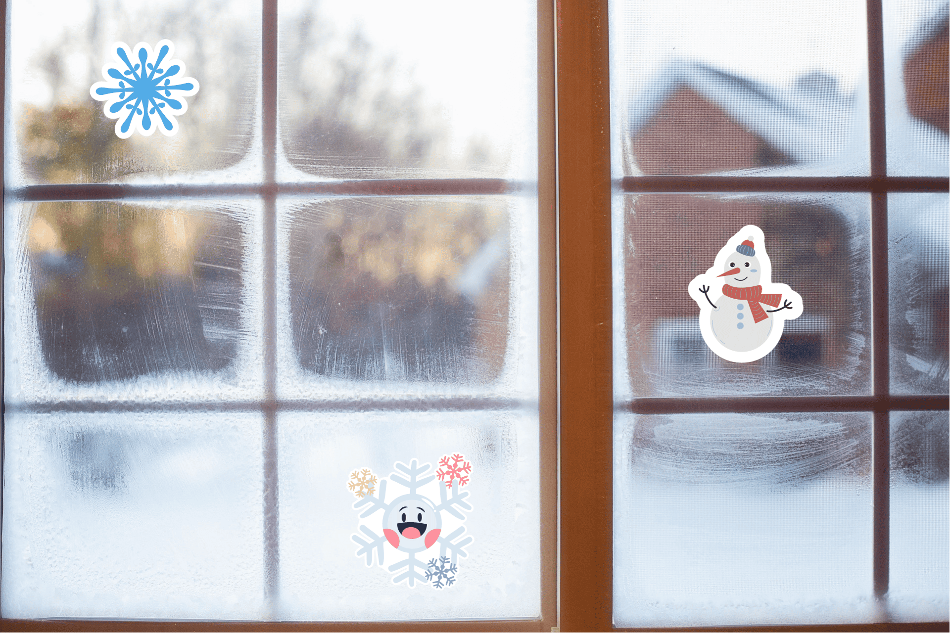 Magic on Glass: Crafting Festive Window Clings for a Joyful Winter ...